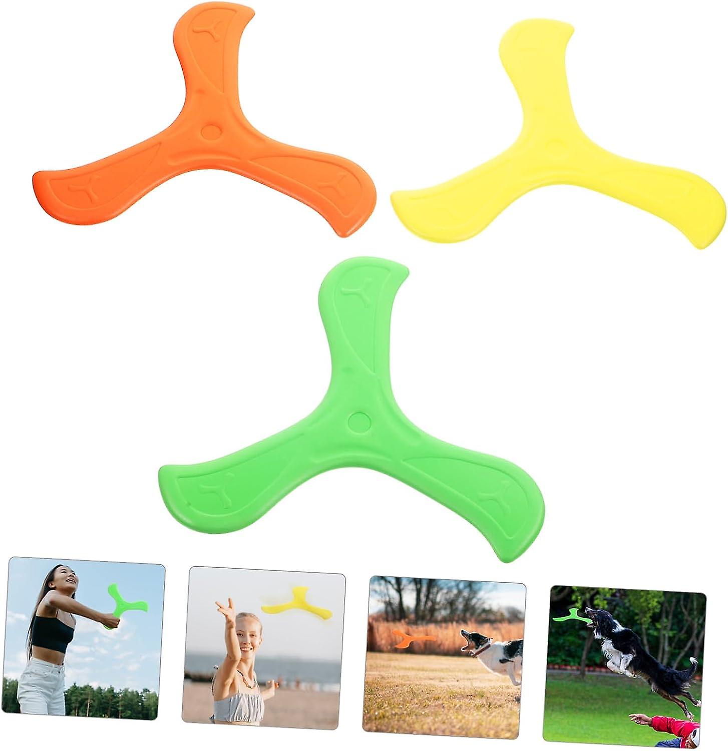 3 Pcs Toy Outdoor Playset Boomerang For Outdoor Children Boomerang ...