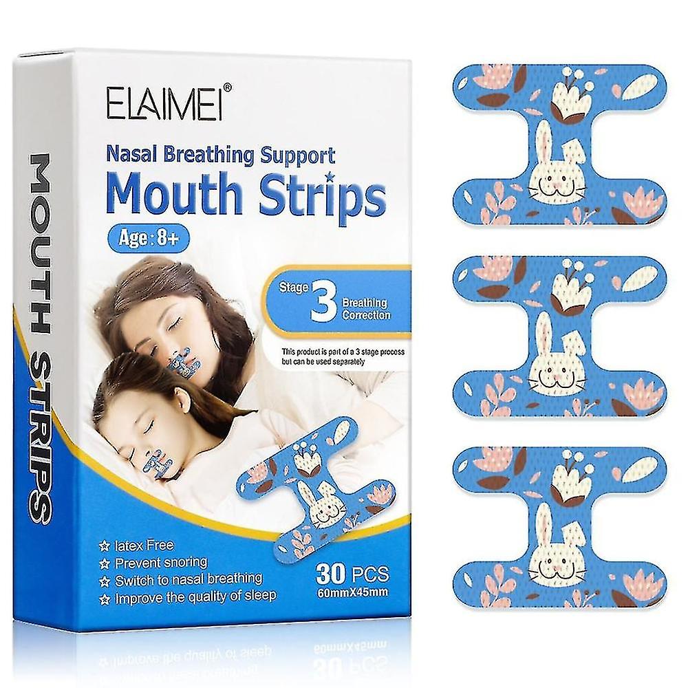 Mouth Shape Anti-suffocation Design Mouth Tape Stretchable Mouth Sleep ...