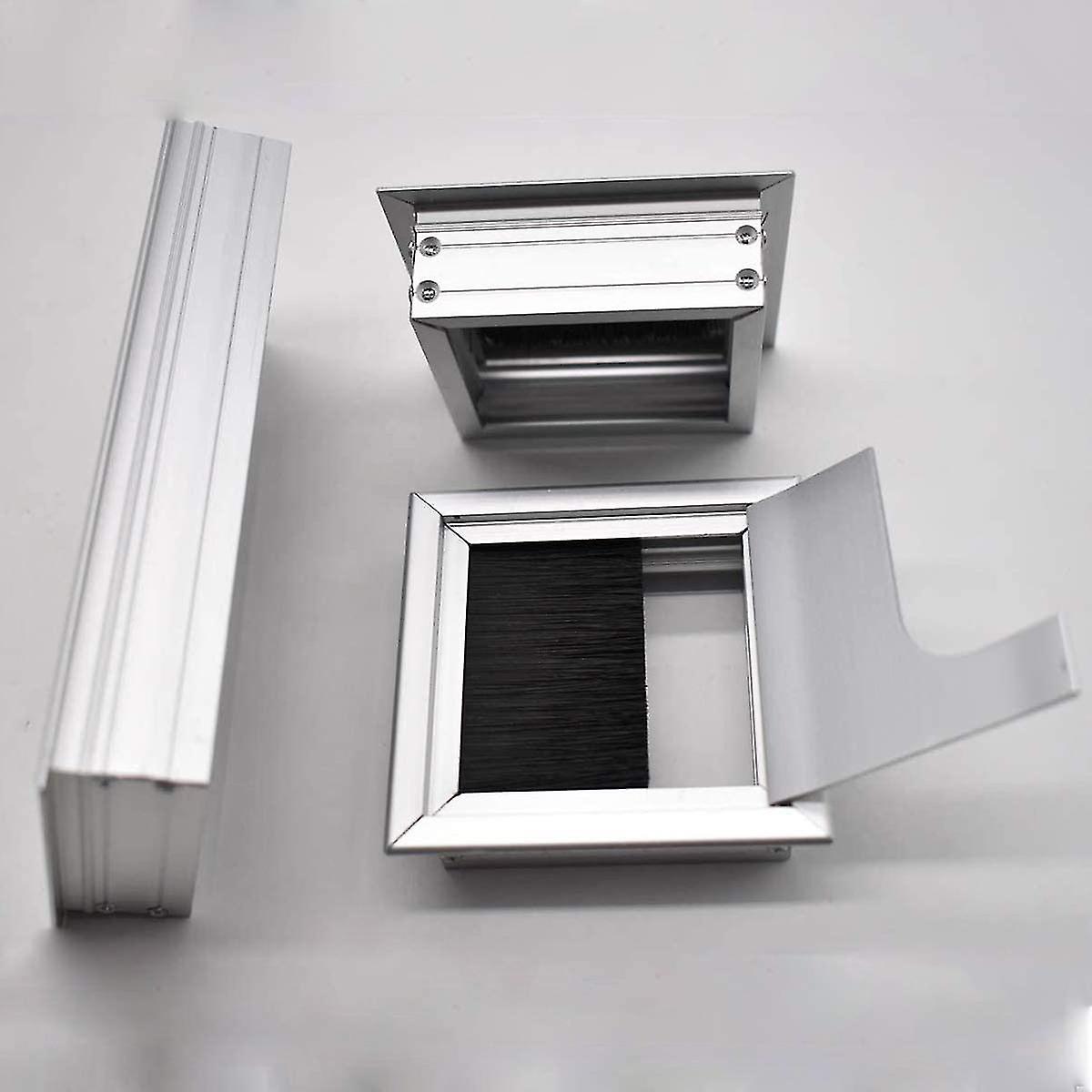 Square Desk Grommet,4 Pcs Desk Cable Grommet Hole Computer Desk Grommet ...