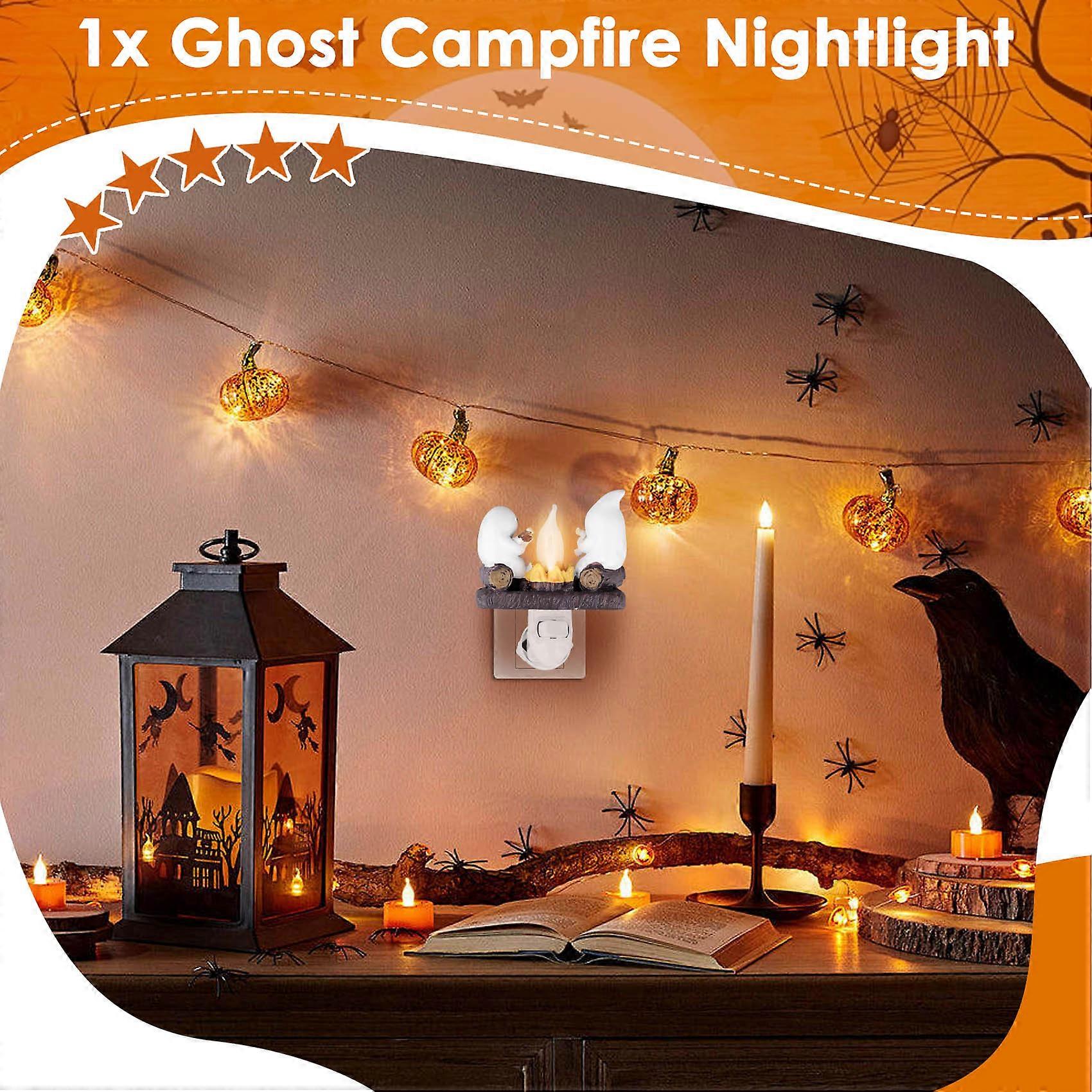 Ghost Campfire Flickering Night Light Ghosts Roasting Campfire S 'Mores ...