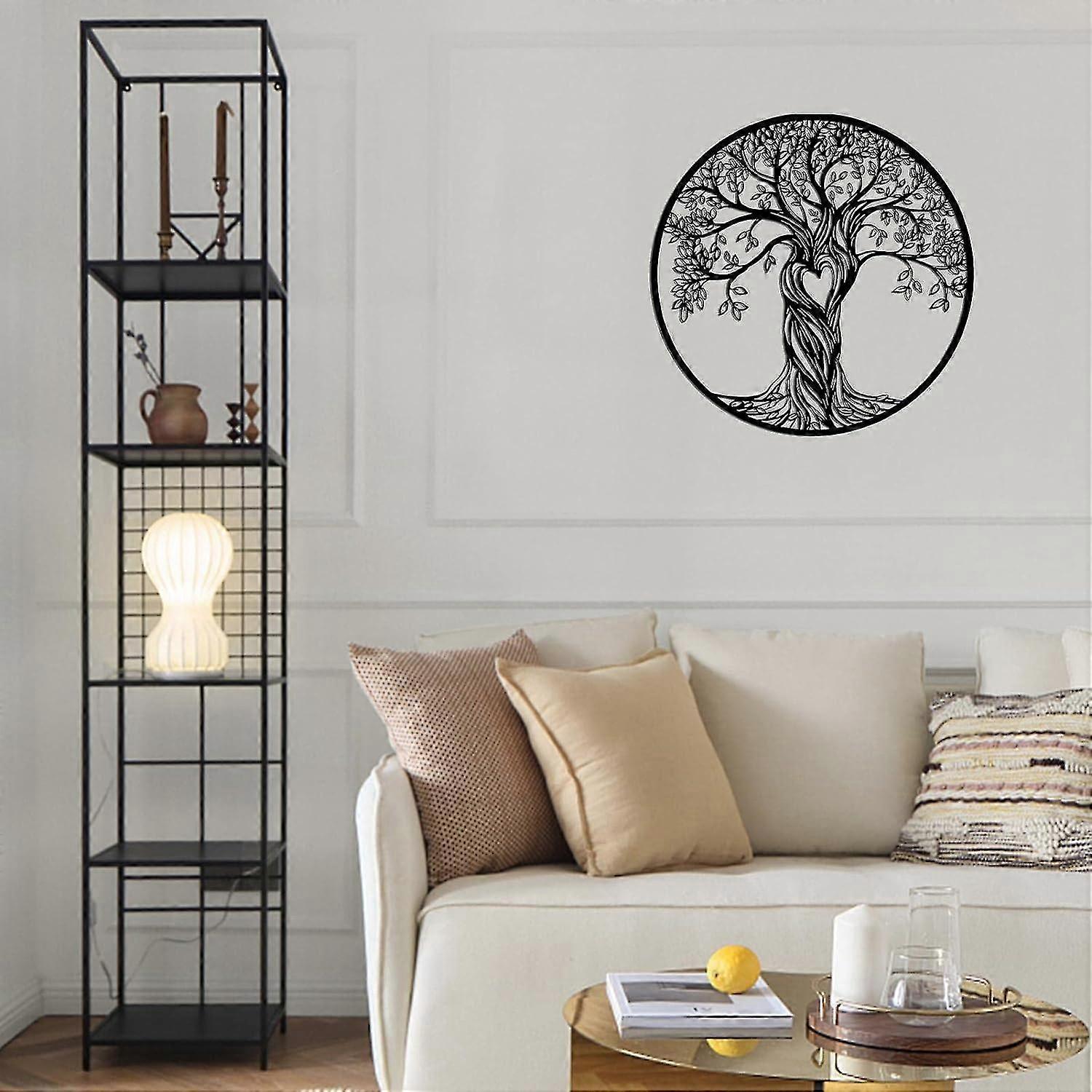 Wall Decoration - Metal Tree of Life - Iron Wall Art - Vintage Zen Wall ...