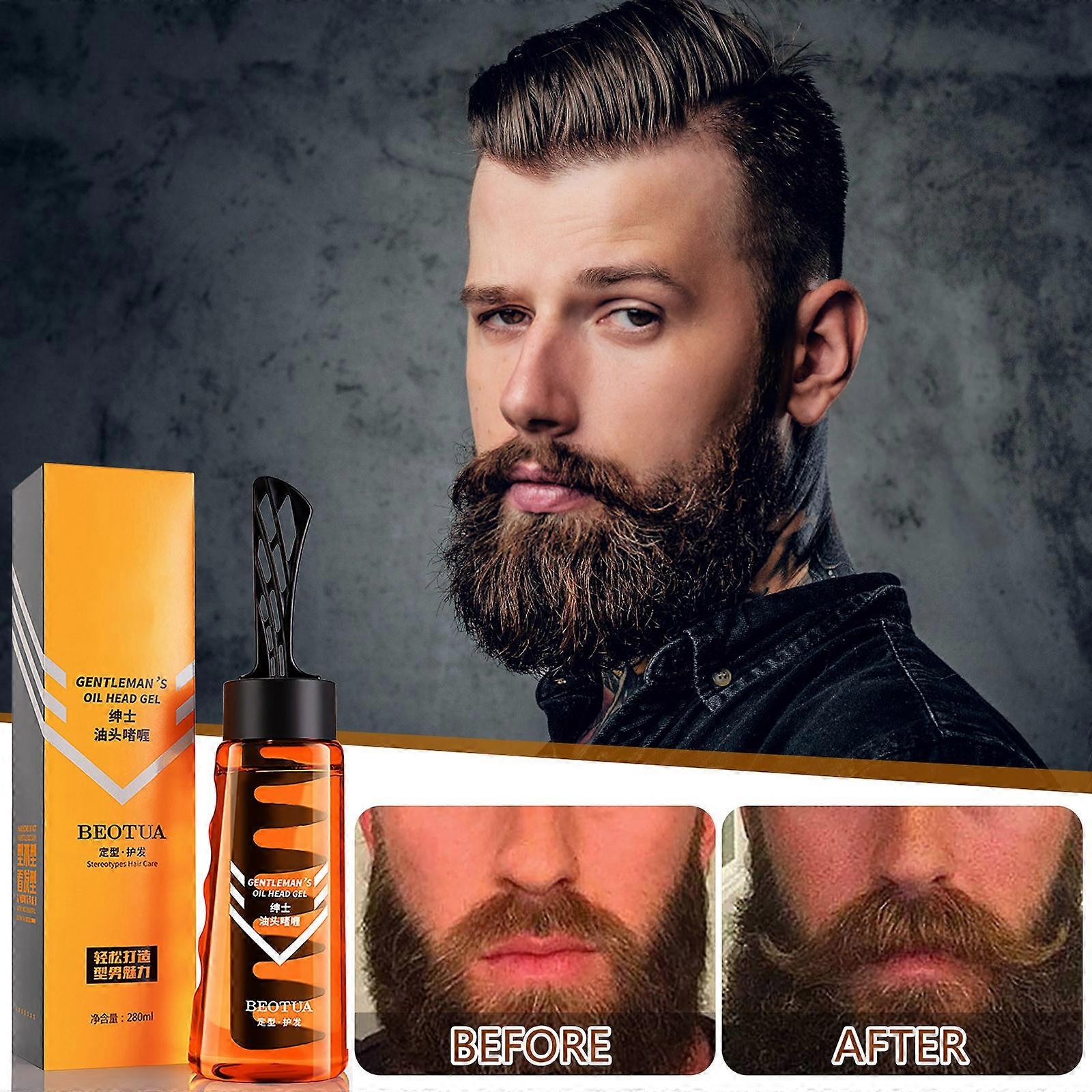 Comb Cool Back Hair Oil Head Styling Gel Cream Refreshing Moisturizing ...