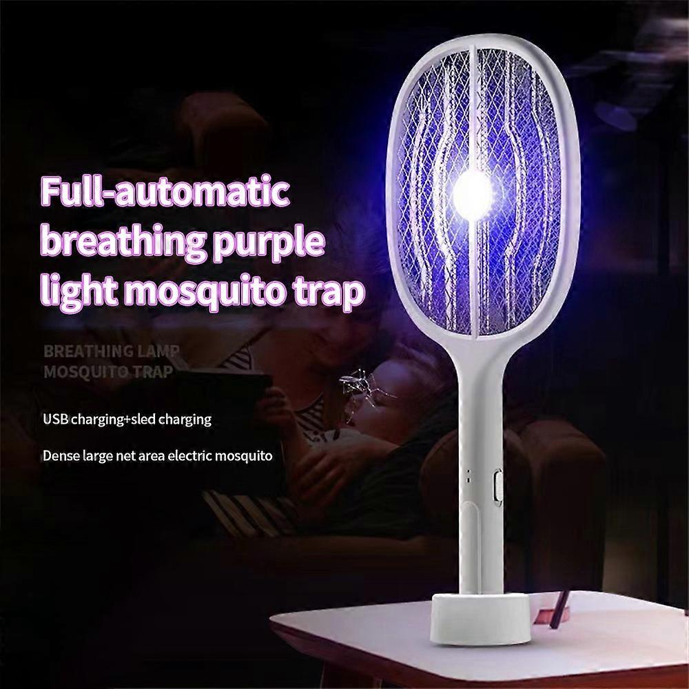 Xioami 3 IN 1 Electric Flies Swatter Killer Light Fly Zapper Racket ...