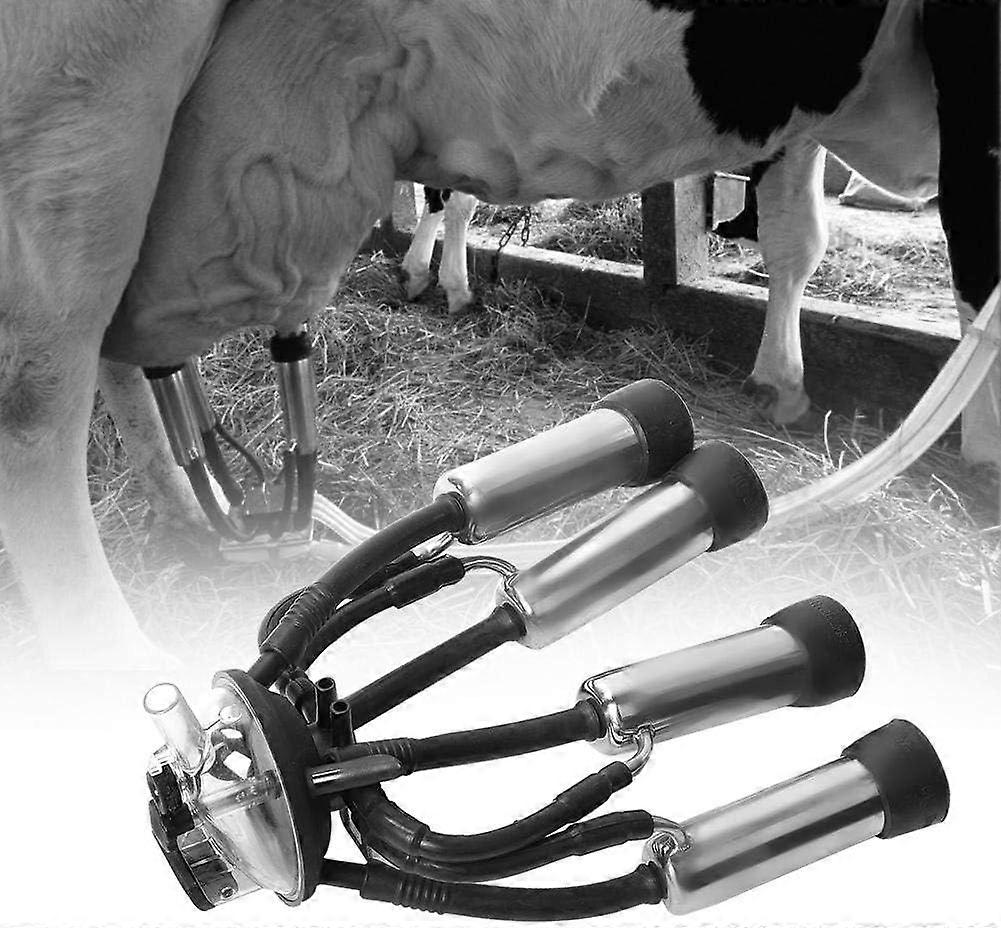 Milking Cluster, 240CC Cow Milking Cluster Milk Cup Set with a Hook ...