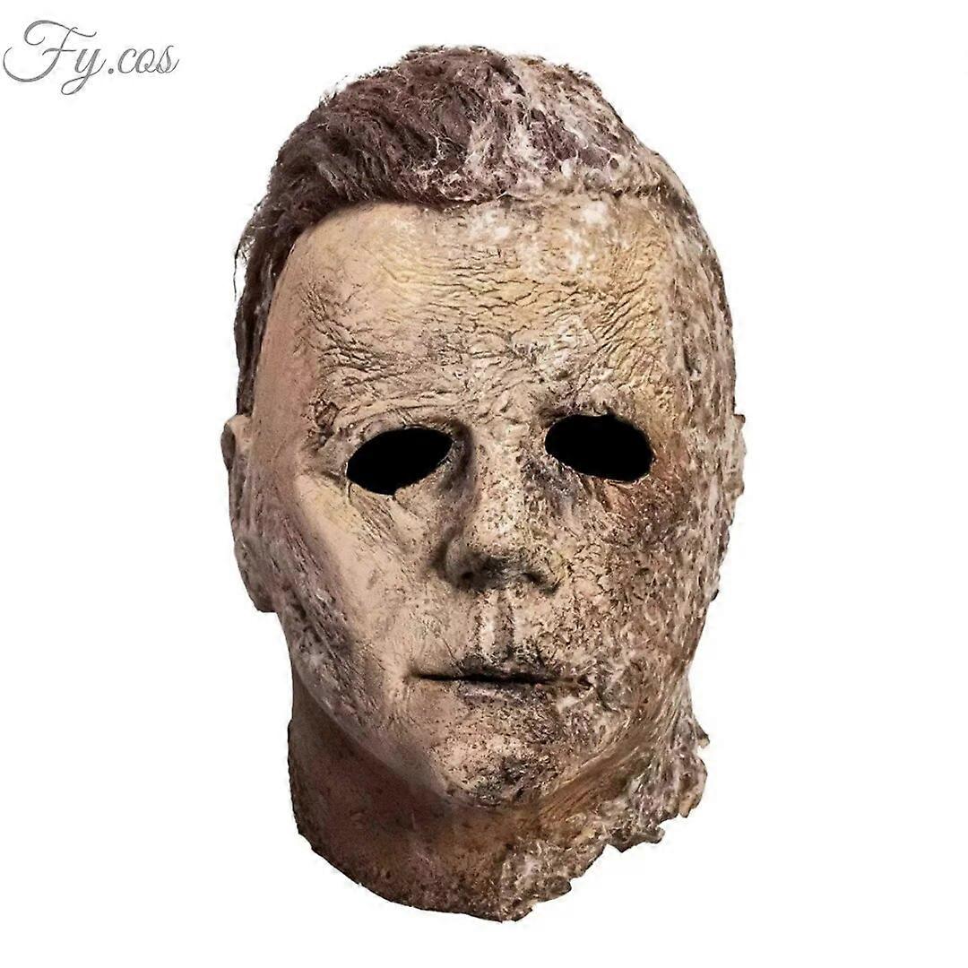 Michael Myers Costume Halloween Cosplay Horror Killer Silicone Full ...