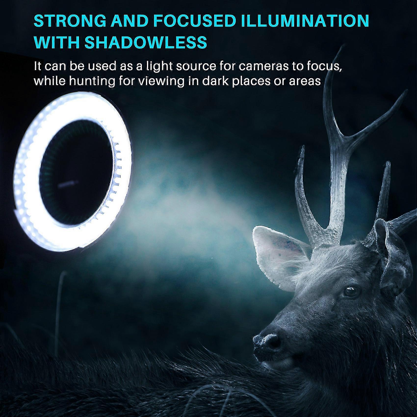 144 Led Miniscope Ring Light Ring Light 0 - 100% Adjustable Lamp For ...