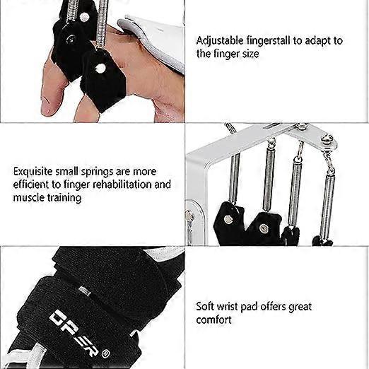 Stroke Hand Brace Support Hand Splint, Hand Wrist Rehabilitation Training Finger Orthotics ...