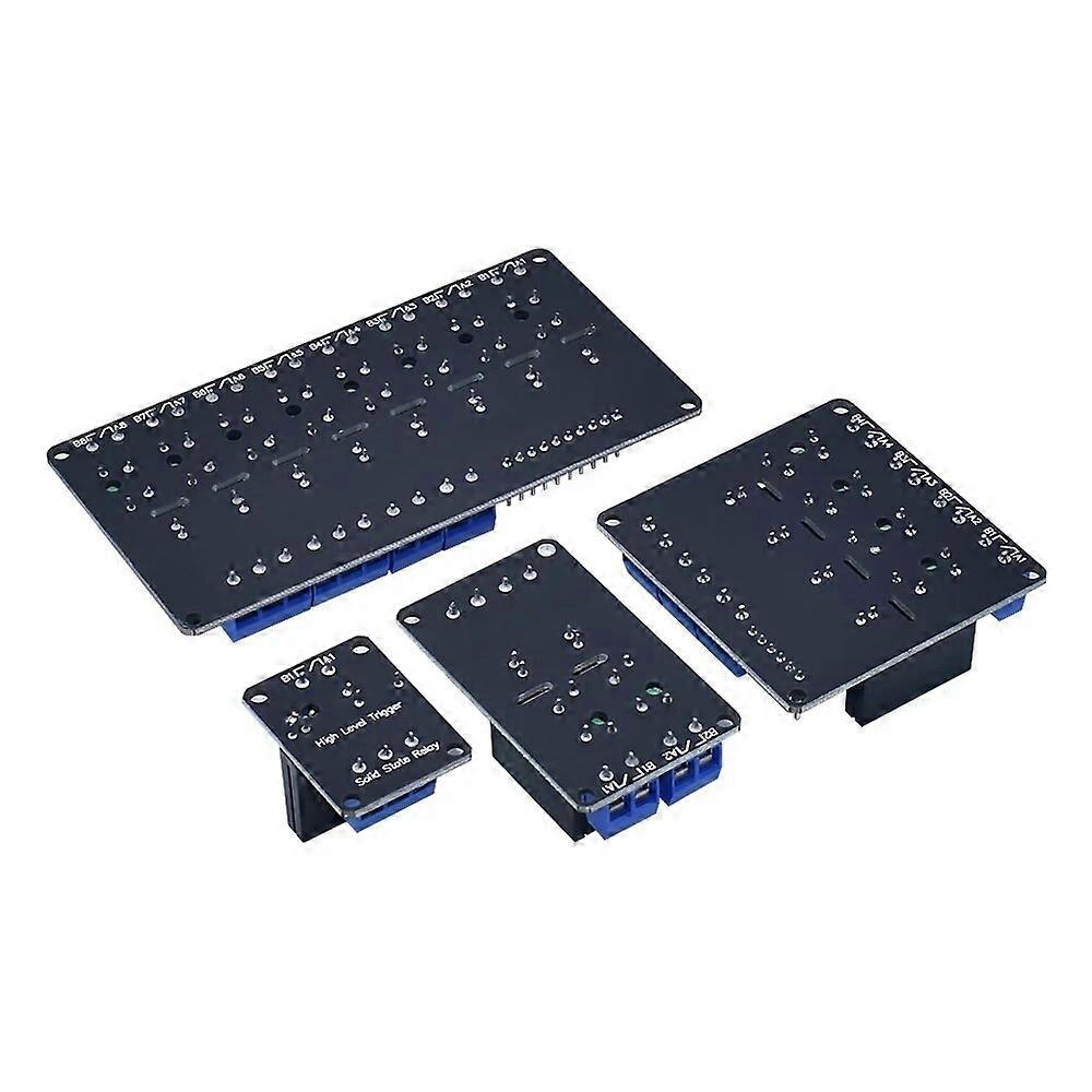 1 2 4 8 Channel 5V 12V 24V DC Relay Module Solid State High Level SSR ...