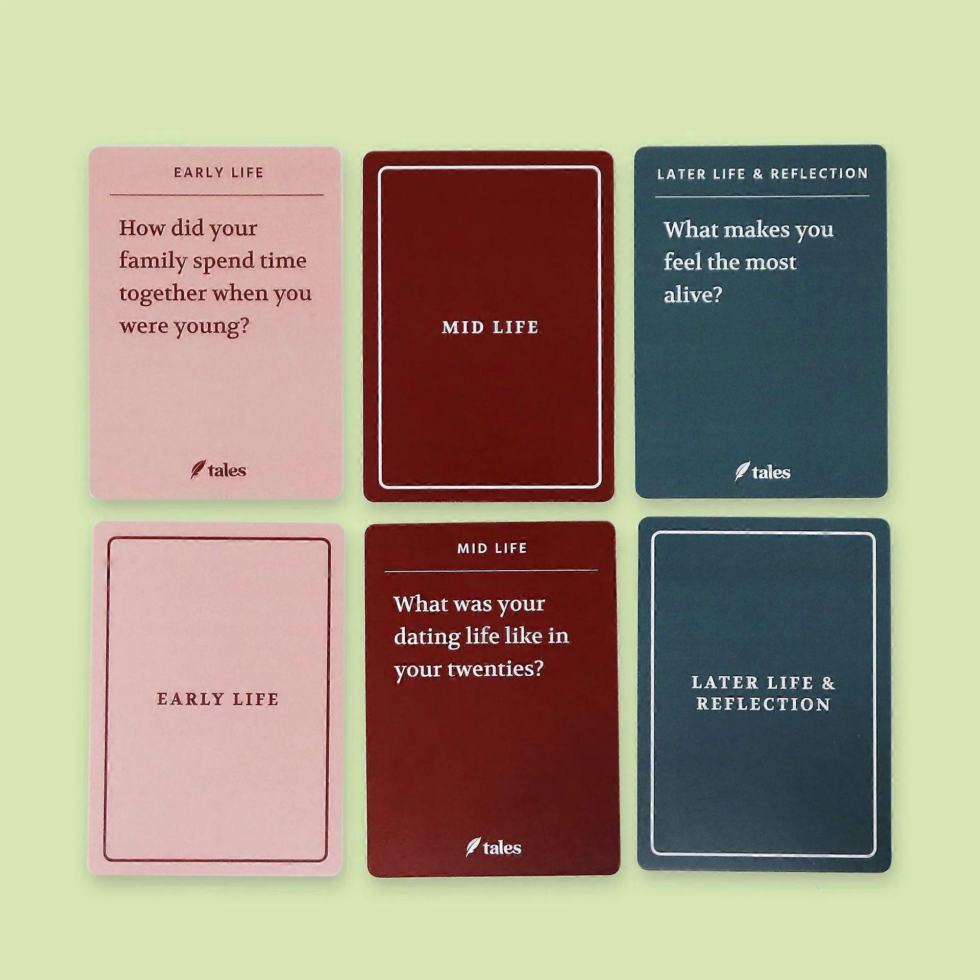 Life Story Interview Kit Tales Life Story Interview Kit Cards 150PCS ...