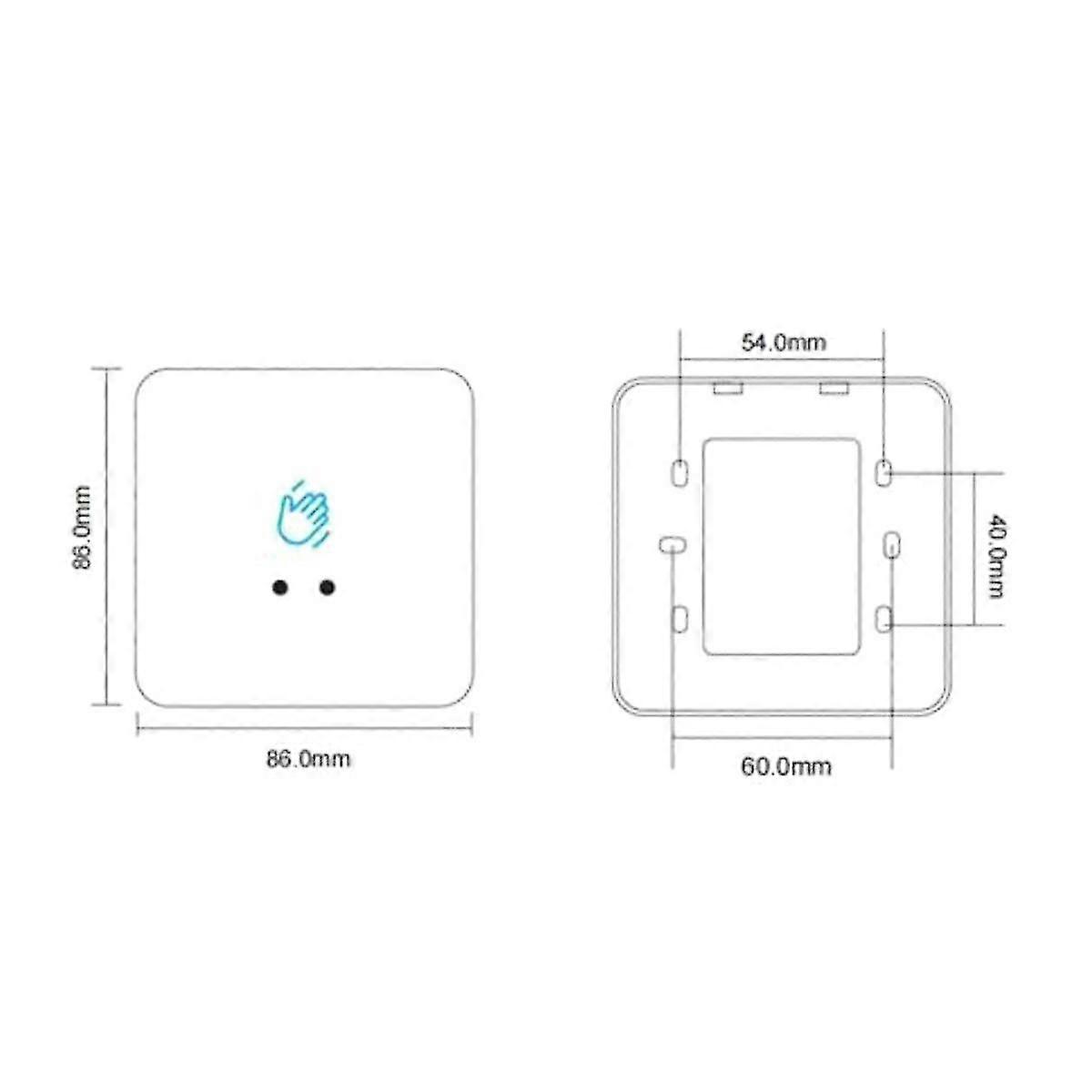 InfraredSurface Installation Contactless Infrared Door Lock No Touch ...