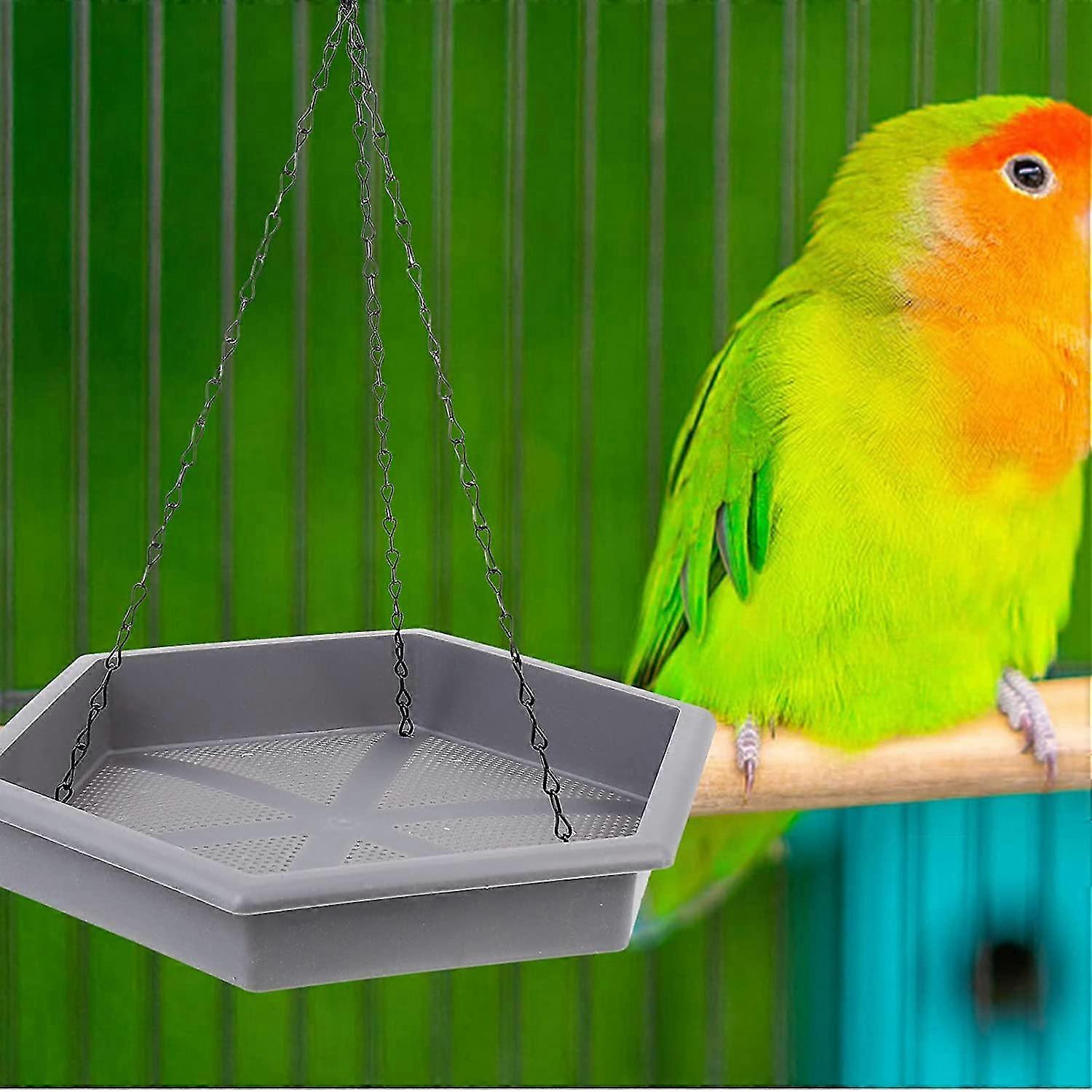 Heytea 1 Set Hanging Bird Feeder Tray Platform Tray For Bird Feeders ...