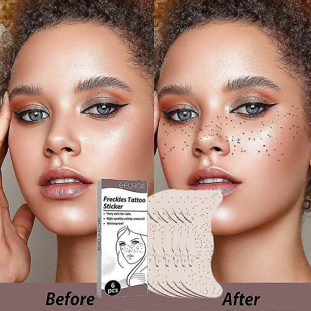 Fake Freckles Sticker Freckle Patch Fixed To Face One-time Tattoo ...