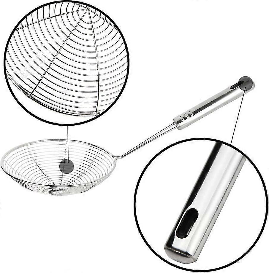 Set Of 3 Sizes Spider Strainer Skimmer, Stainless Steel Wire Skimmer ...