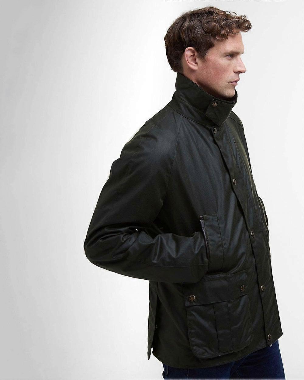 Barbour Barbour Halton Mens Wax Jacket | Fruugo AU