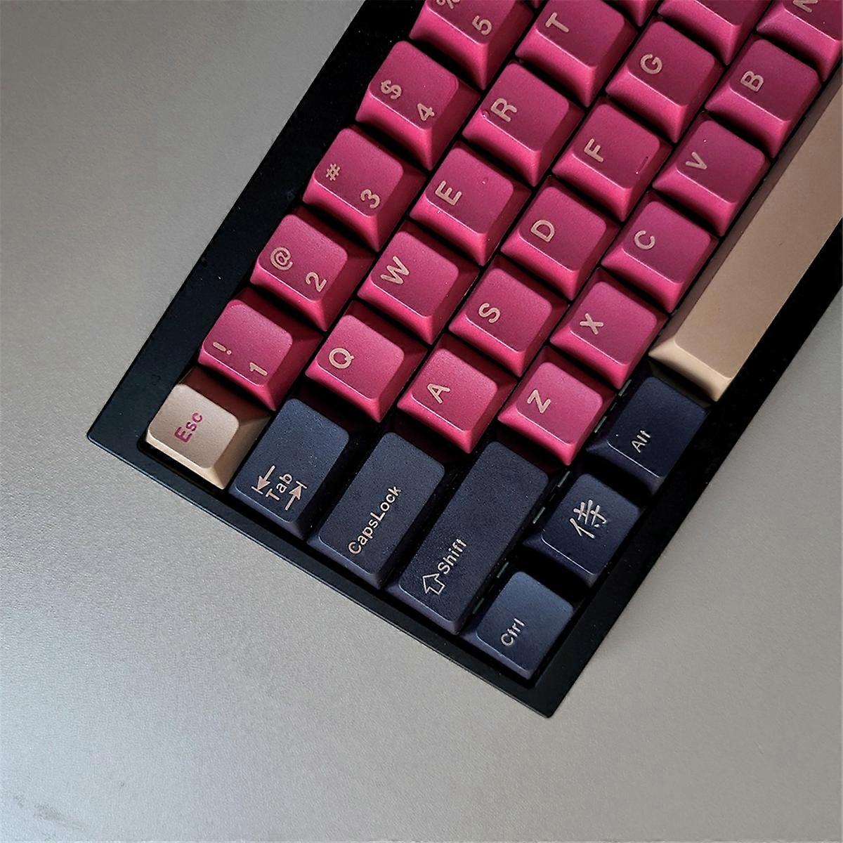 Keycaps Pbt Cherry Profile Red Samurai Big Set Key Caps French Key Caps ...