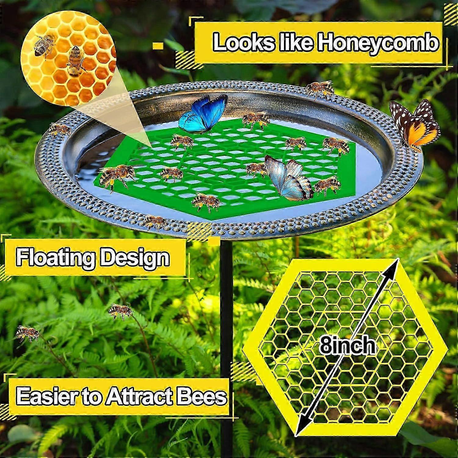 high quality 3D Printed Floating Bee Island Bee Waterer, 2pcs Bee Cups ...