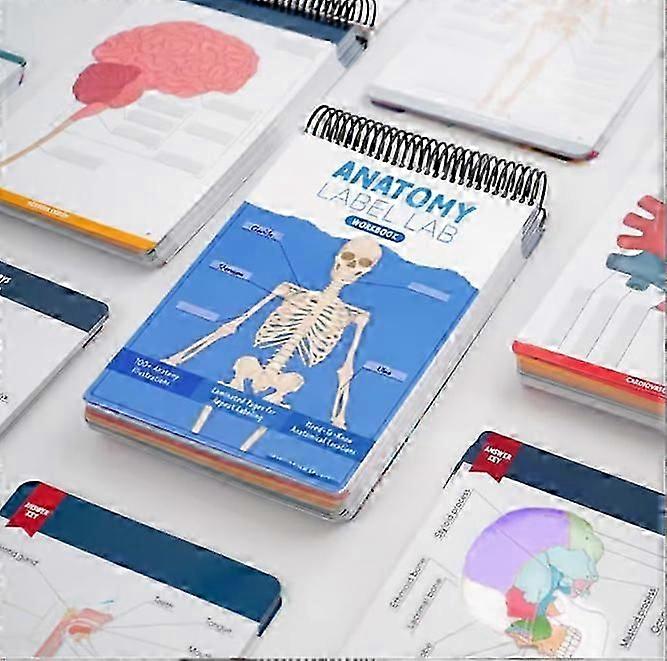 Anatomy Label Lab Workbook,anatomy Terms Workbook,human Anatomy ...