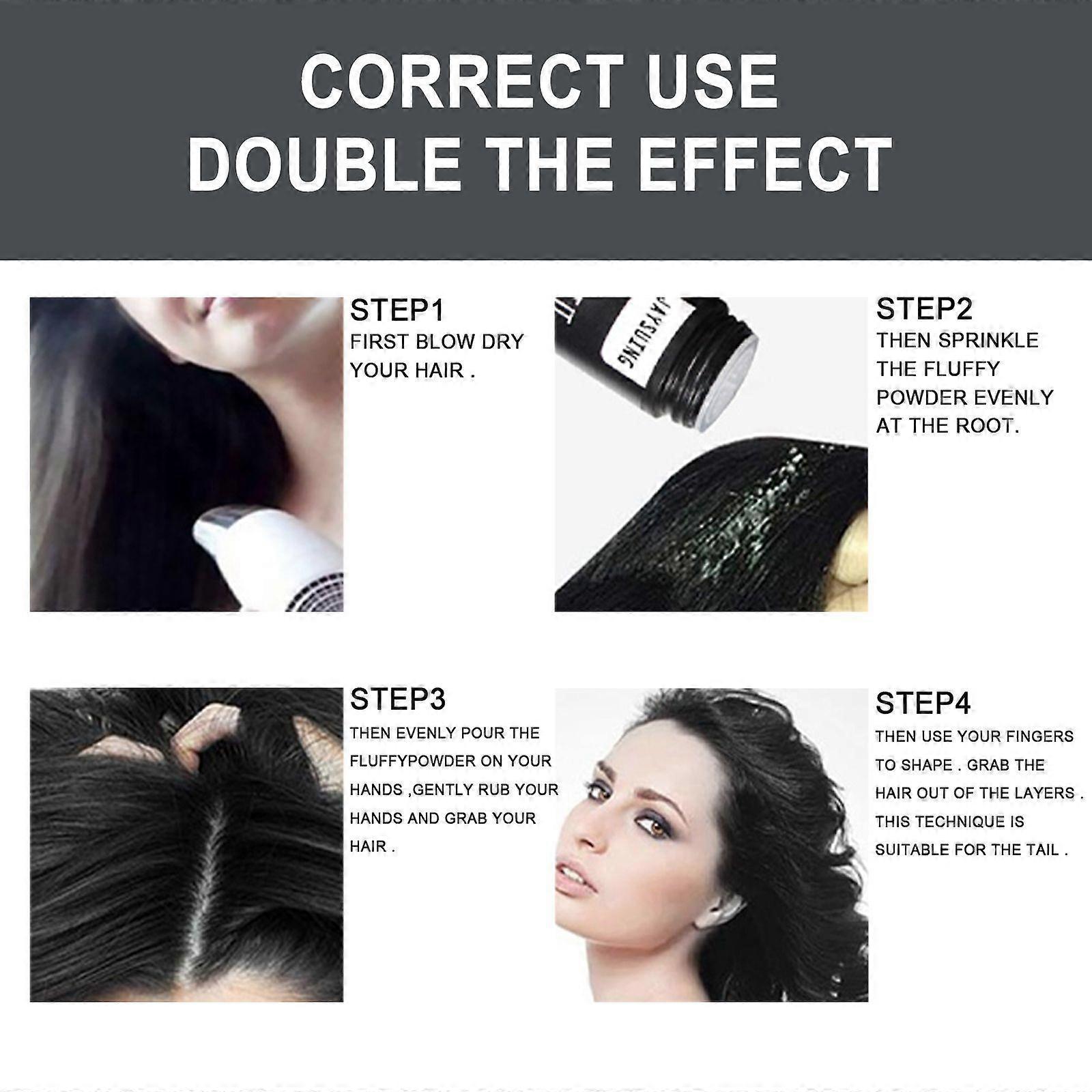 Jaysuing hair fluffy powder, men and women hair styling care, free wash ...