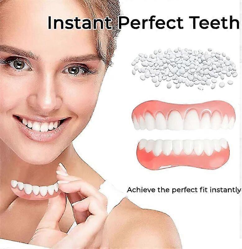 1/2/3x Advanced Customized Full Denture Set, Silicone Reline Denture ...