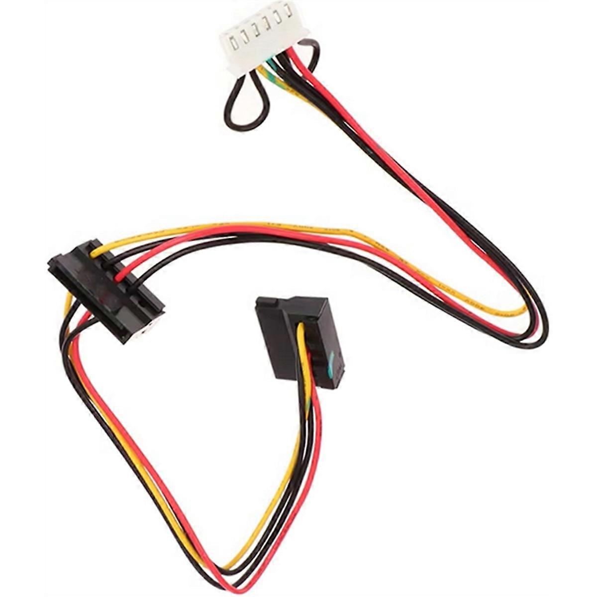 6Pin to 2-Port HDD Power Socket Cable Conector for Computer Mainboard ...