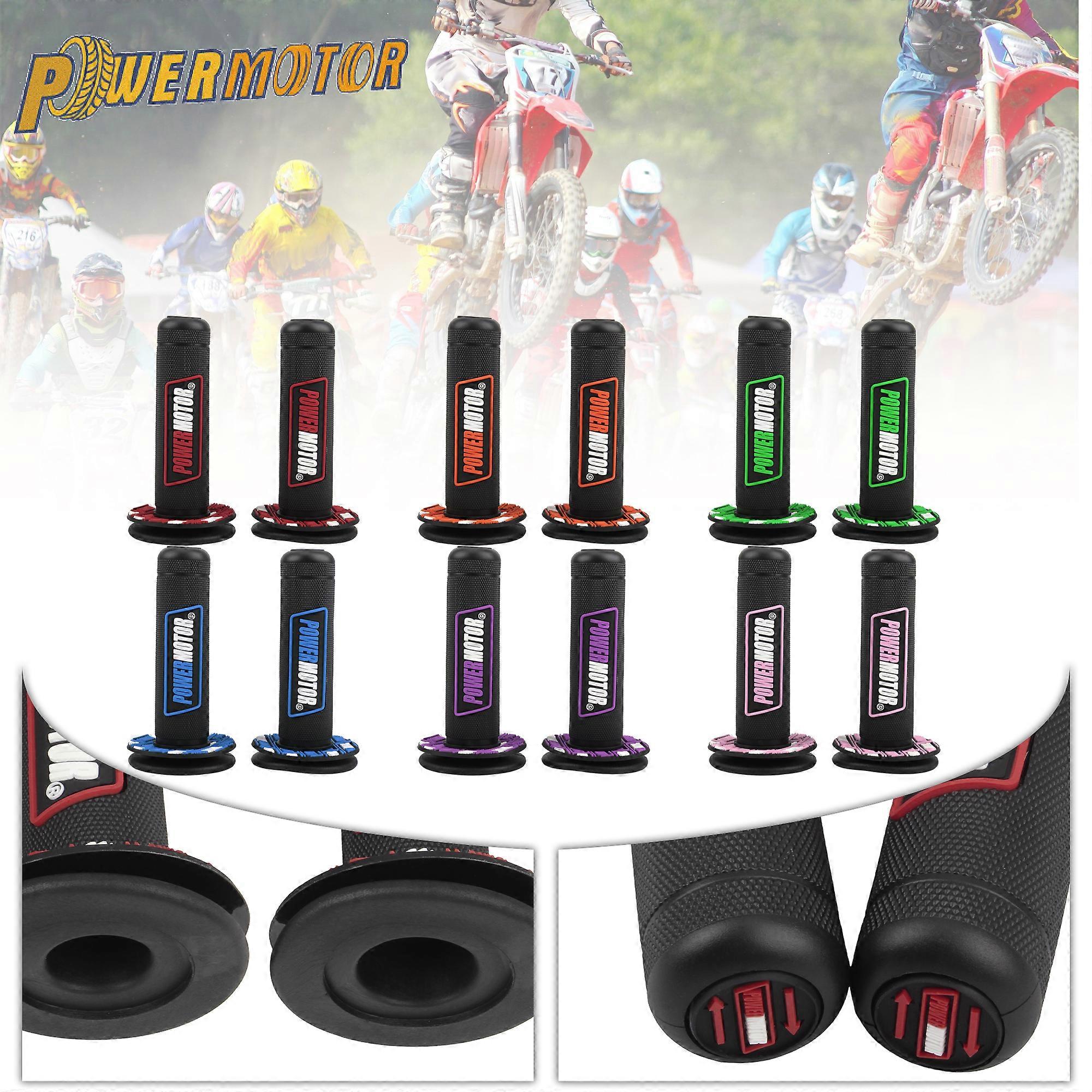 Motocross Grips Handle Handlebar Enduro Rubber For 7/8" 22/24MM ...