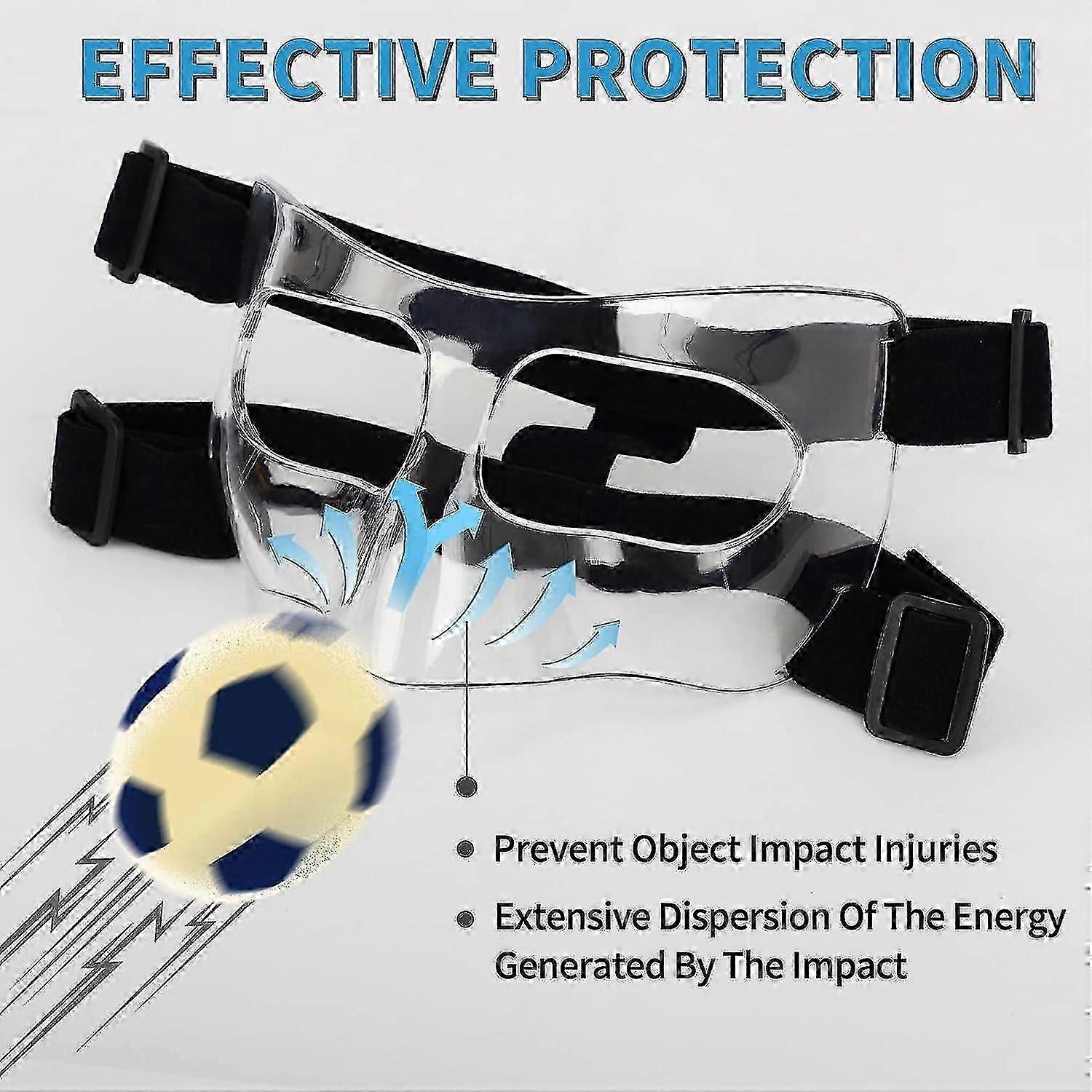 Face shield mask for broken nose and sports safety | Fruugo UK