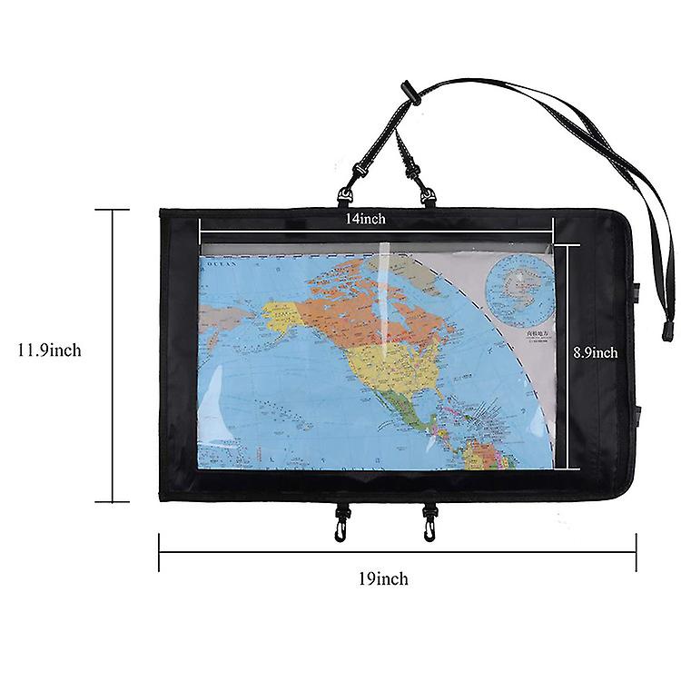 Map Case, Waterproof Map Holder, Hiking Map Pouch Holder With Clear ...