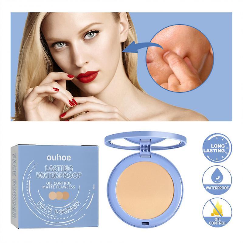 makeup powder cake flawless long-lasting not easy to take off makeup ...