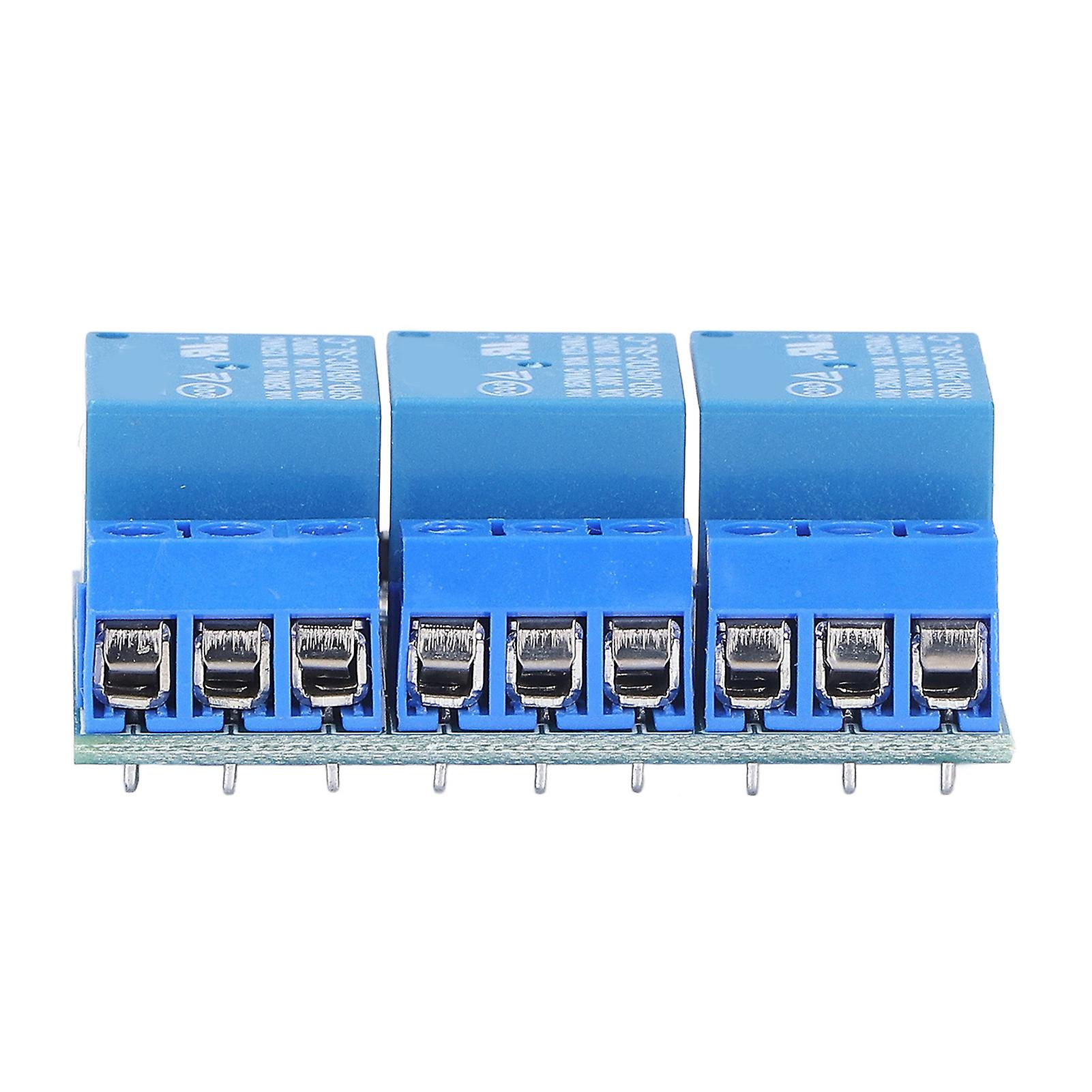 3 Channel Relay Module, Relay Module with Isolated Optocoupler, High ...