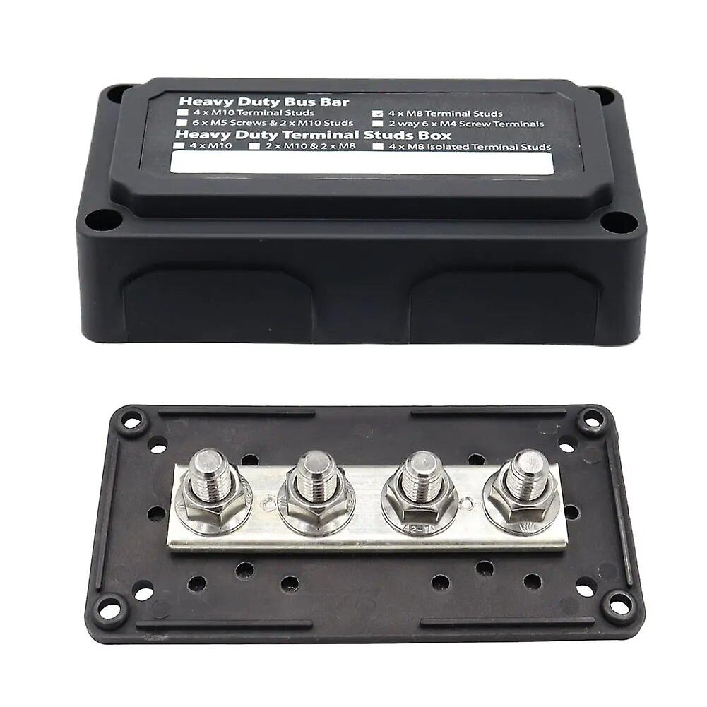 300a 48v Modular Design Board Case 4/12 Terminal M10/m6 Studs Power Distribution Block Bus Bar ...