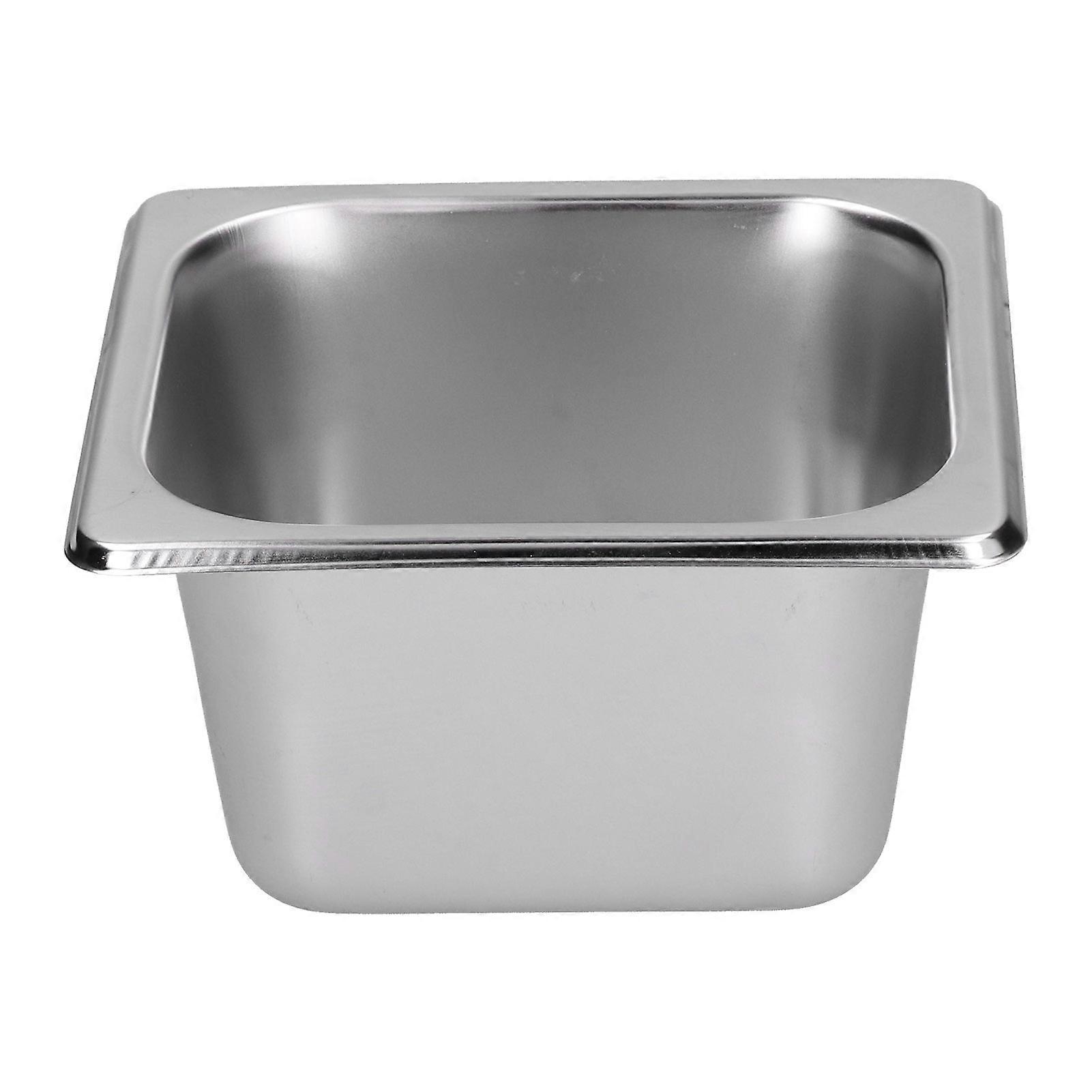 Stainless Steel Basin Food Bowl Buffet Basin Insulation Counter Basin ...