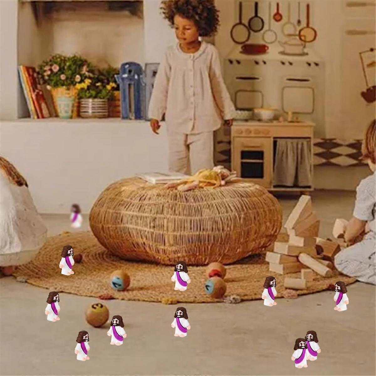 Mini Jesus Figurine Easter Decorations Jesus Toys Baby Jesus Figure ...