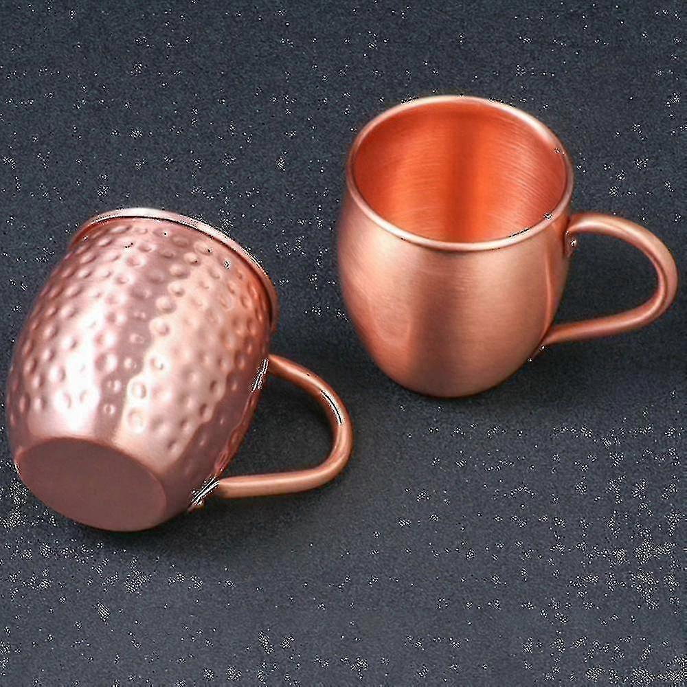 530ml 100% Pure Copper Mug Moscow Mule Mug Drum Cup Cocktail Cup Pure ...