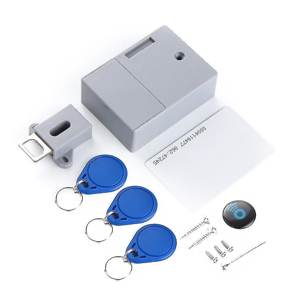 Locks Latches 125khz Invisible Rfid Smart Hidden Cabinet Drawer Lock ...