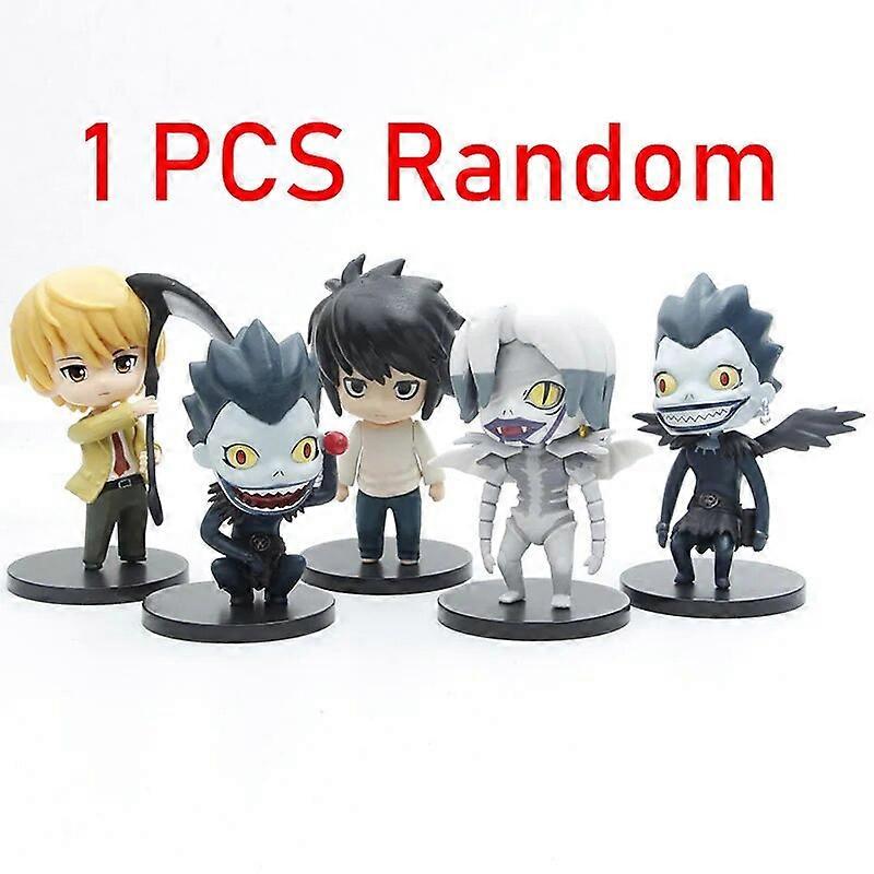 5pcs/set Q Anime DEATH NOTE Figure 1200# L Lawliet Action Figure Death ...