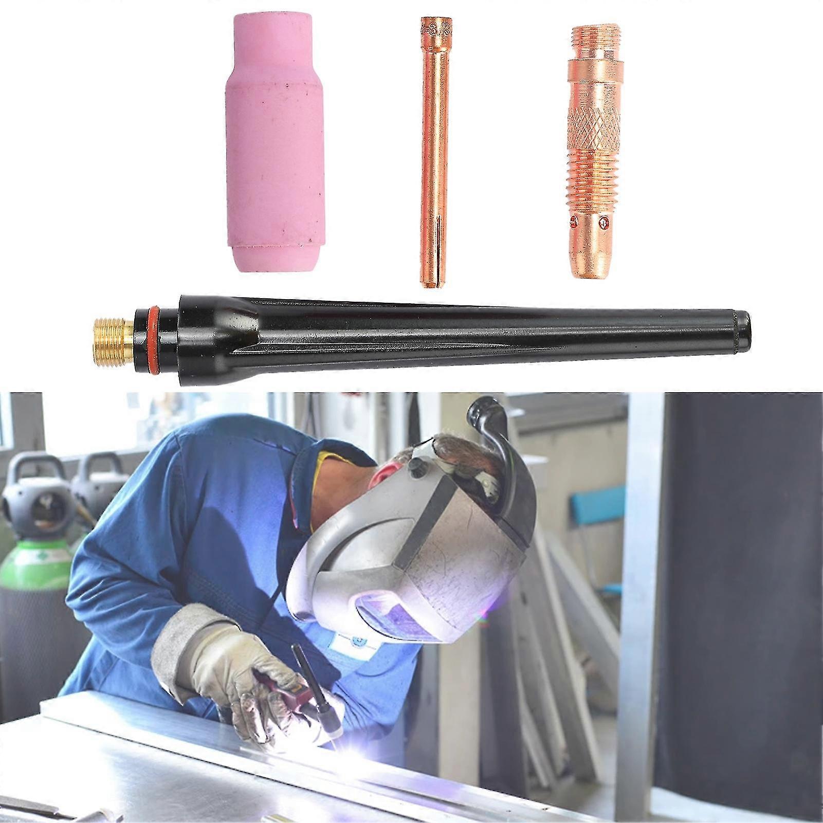 4pcs/set Wp-17/18/26 Tig Welding Torch Accessories Compact Easy To Install Practical Tig Welding ...
