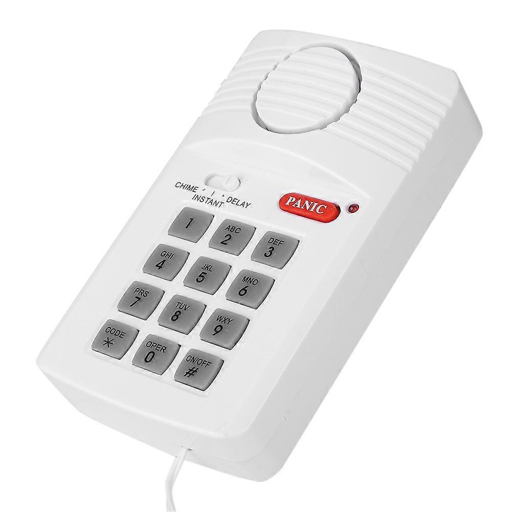Door Alarm System 3 Settings Security Keypad with Panic Button for Home ...