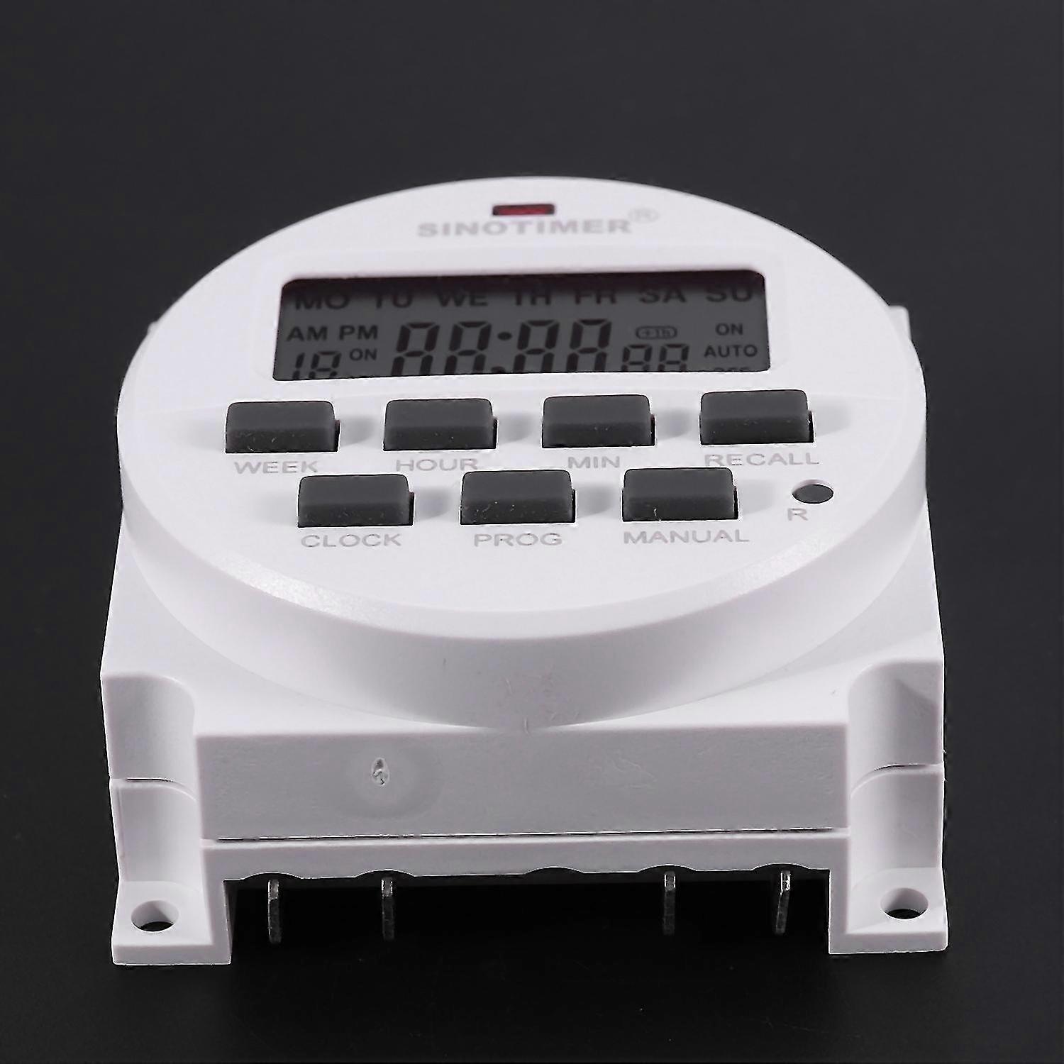 Sinotimer 220v Ac Digital 7 Day Weekly Programmable Timer Switch ...