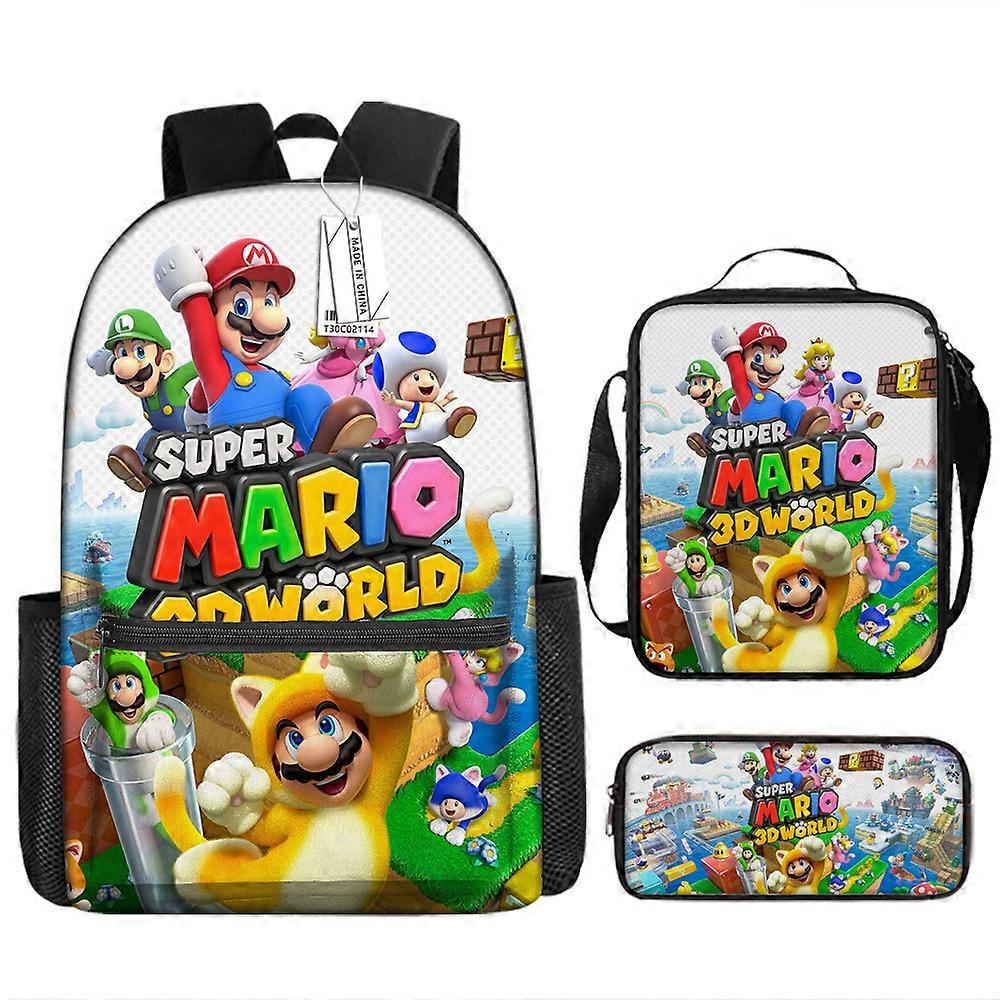 Super Mario Mario Children's School Bag Primary and Secondary School ...