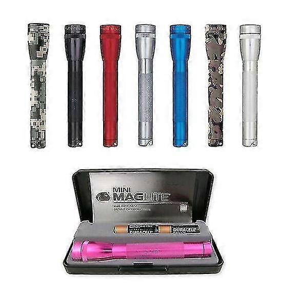 Mini Maglite Aa Torch - Gift Boxed Flashlight With Batteries | Fruugo UK