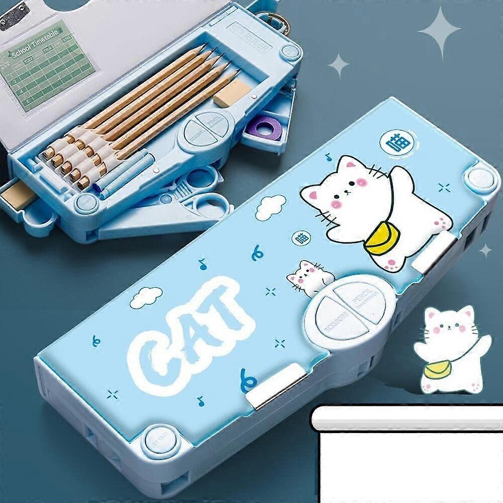 Multifunctional Stationery Box High-Tech Cool Boy Automatic Pencil Box ...