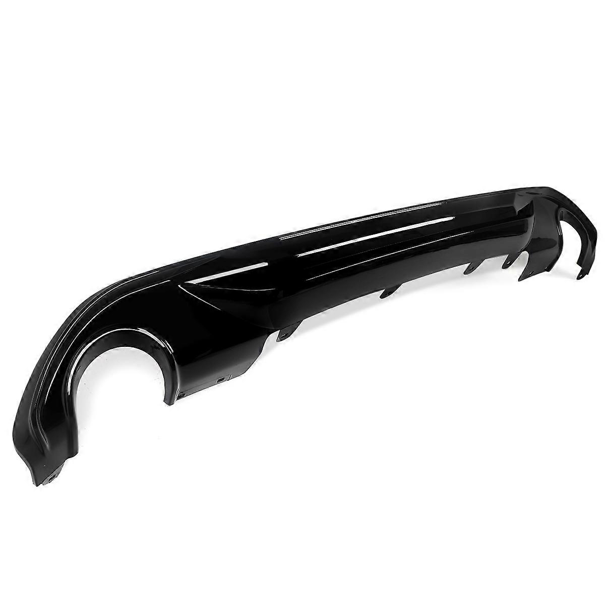 For BMW F48 F49 X1 M Performance Style Gloss Black Rear Bumper Diffuser ...