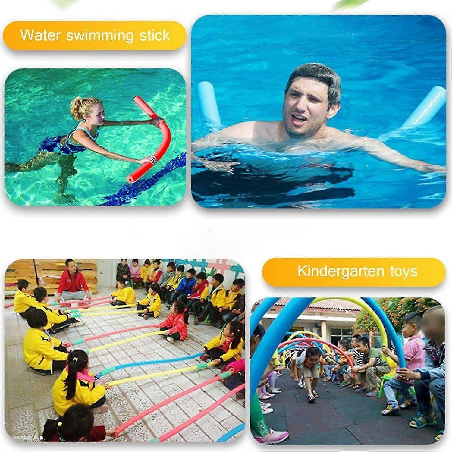 Pool Noodles, 59 Inch Foam Pool Swim Noodles, Floating Pool Noodles ...