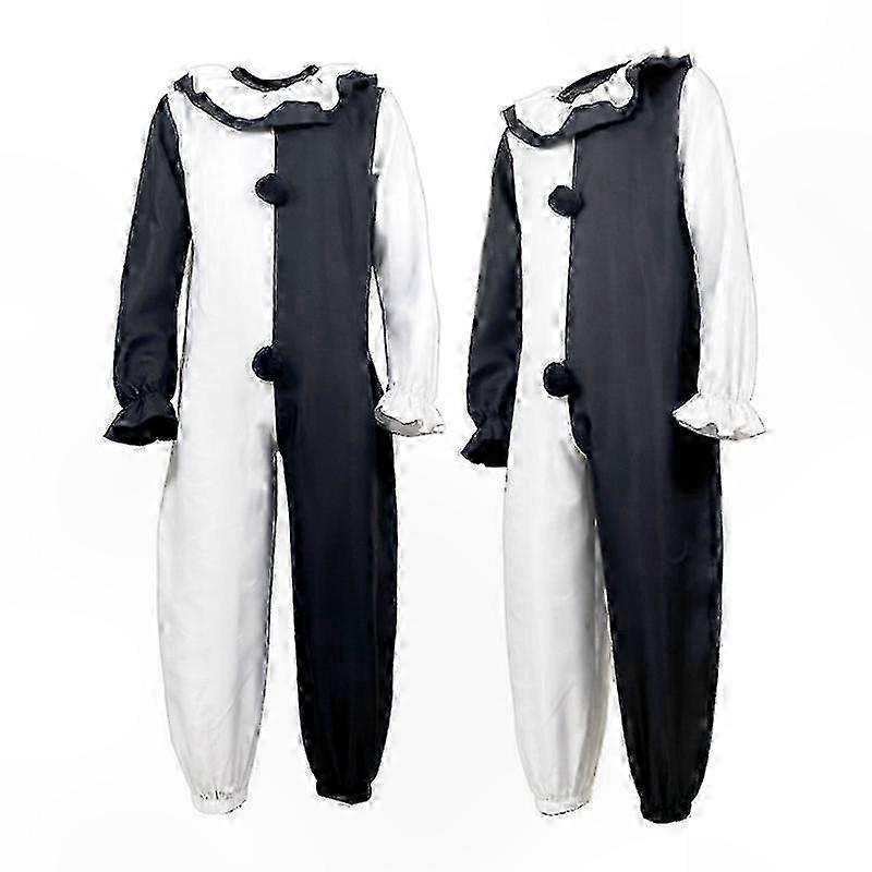 Terrifier 2 Inspired Clown Costume Jumpsuit with Mask for Adults Unisex ...