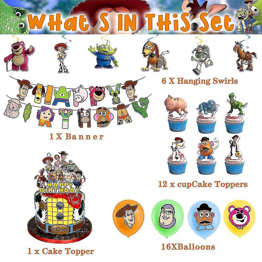 Toy Story Buzz Lightyear Theme Party Decoration Supplies Banner ...