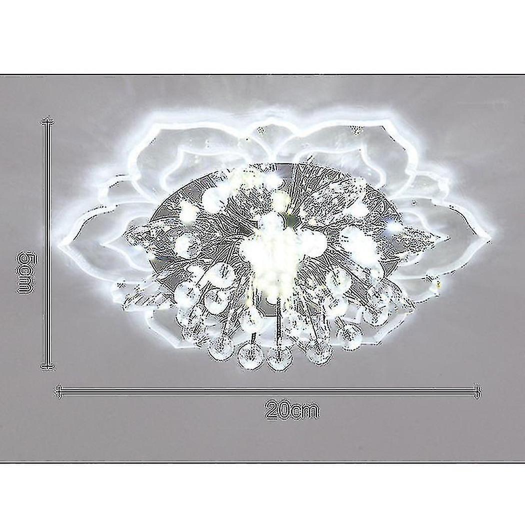 20cm 9w Modern Crystal Led Ceiling Light Fixture Hallway Pendant Lamp ...