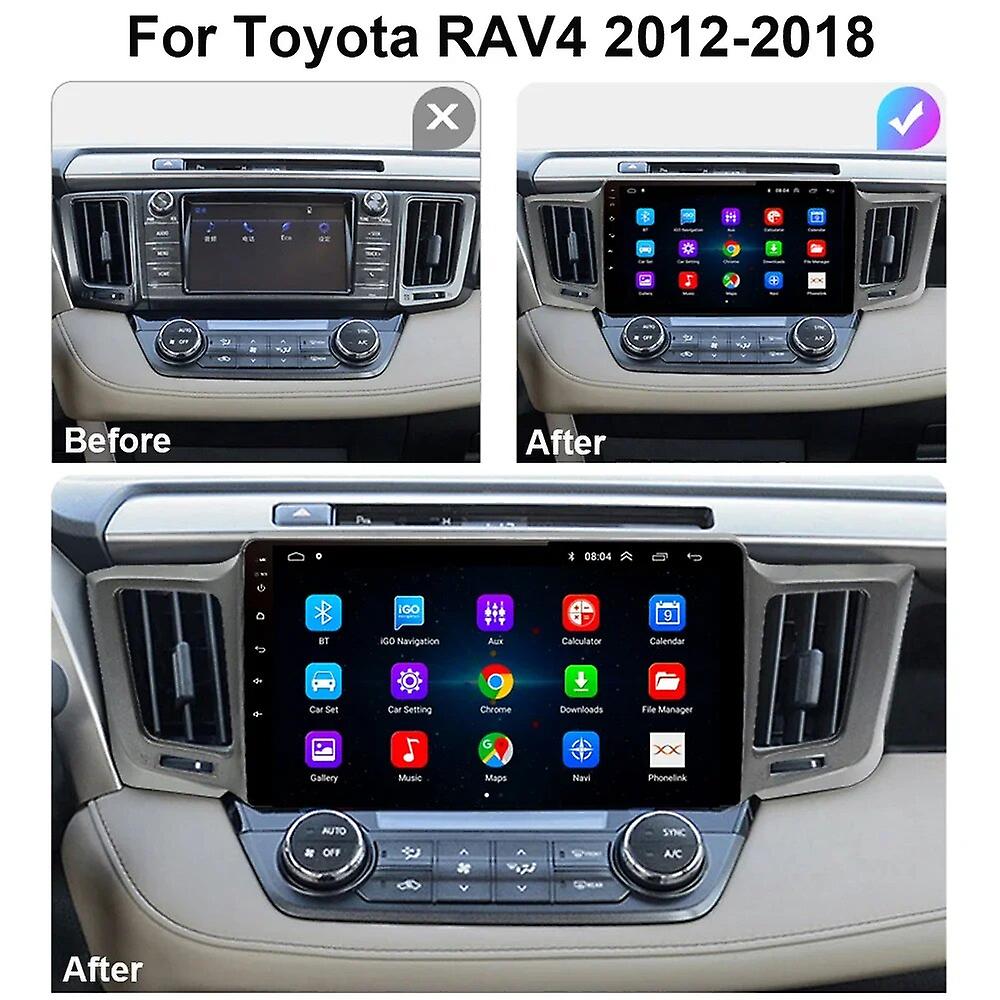 2din Car Radio Android 13 For Toyota Rav4 Rav 4 2012 - 2018 Auto Radio ...
