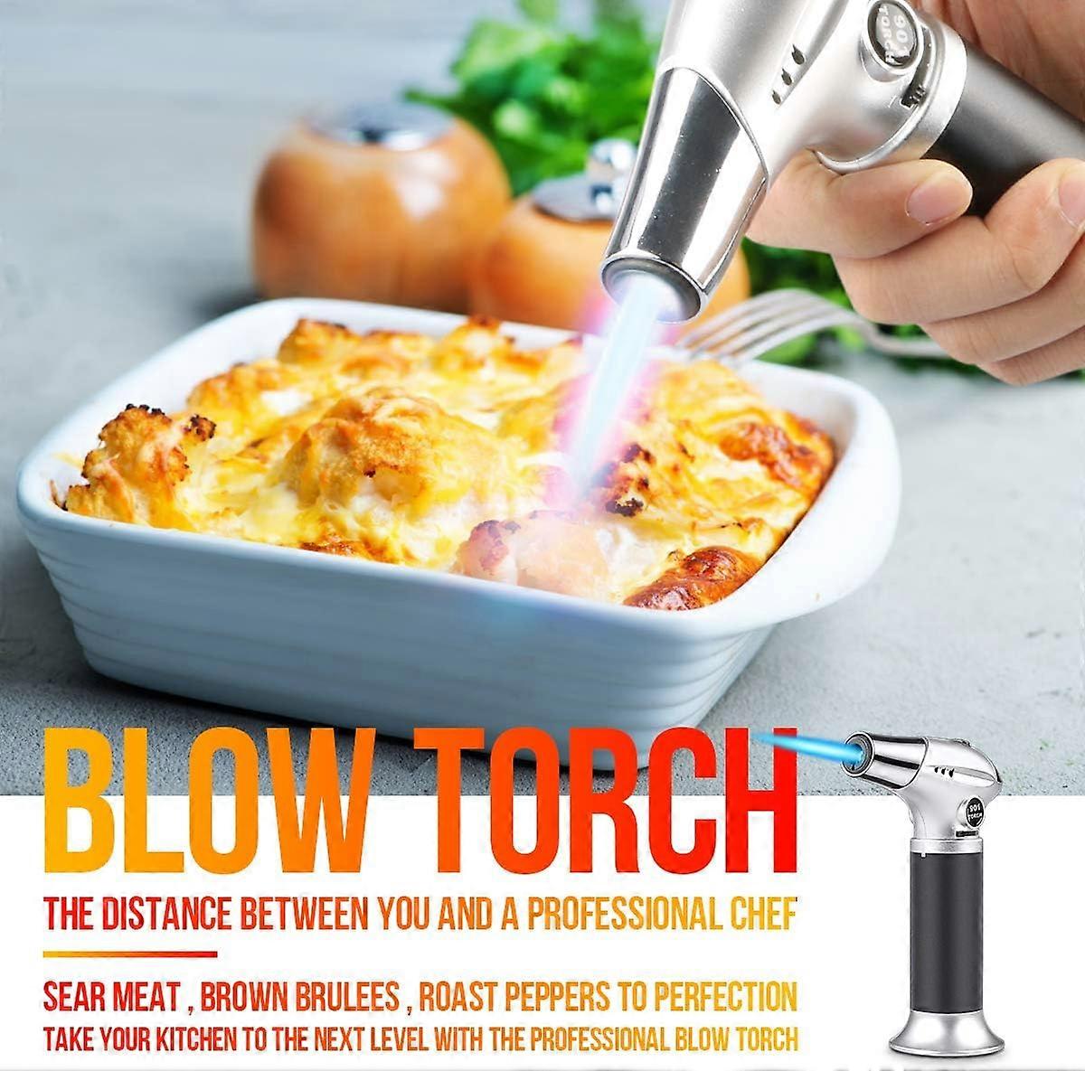 Flamed kitchen burner Butane gas burner, safety lock and stainless ...