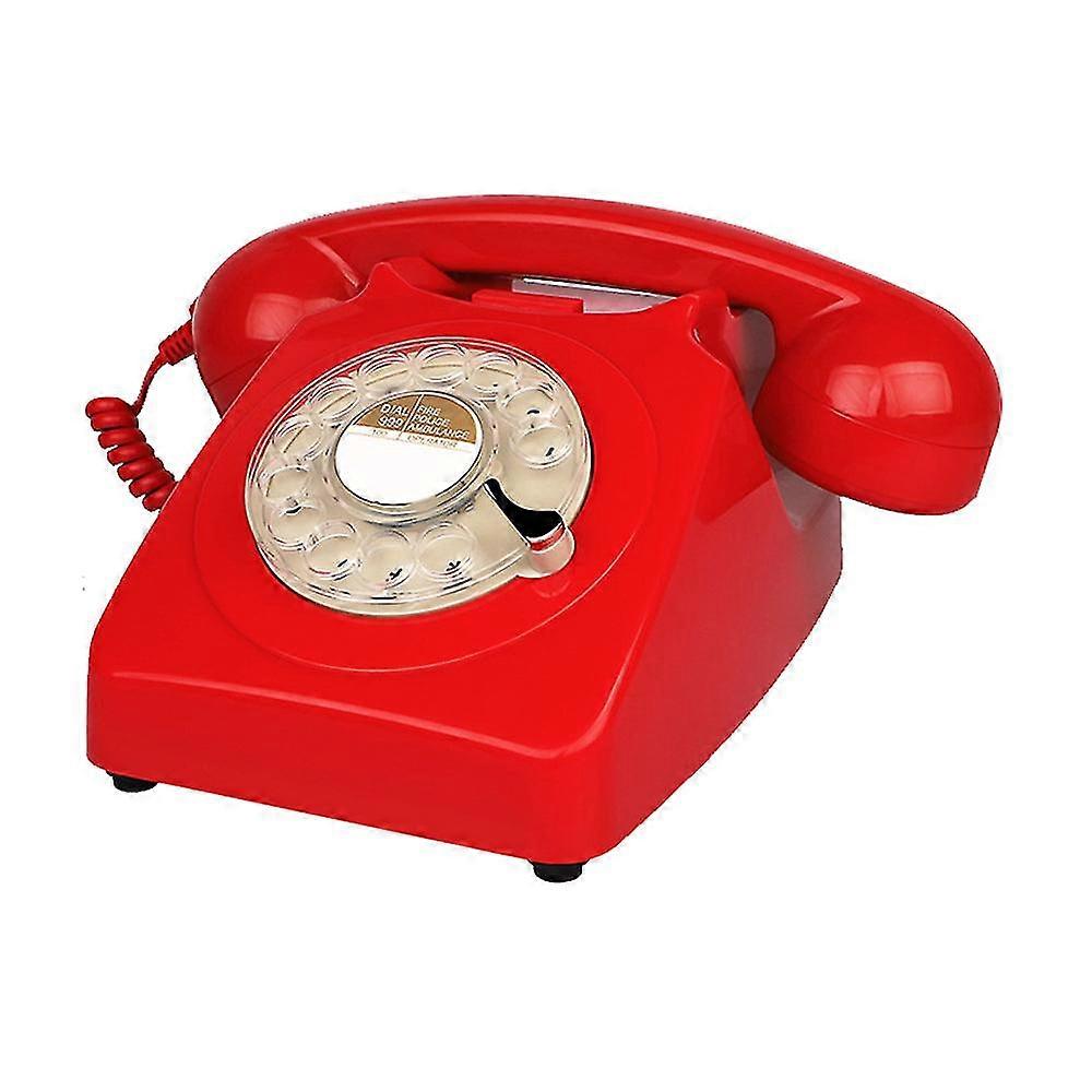 Rotary dial telephone retro old fashioned landline phones classic ...