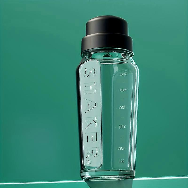 Glass Cocktail Shaker with Measurement Scale 18.94oz - Clear Hand ...